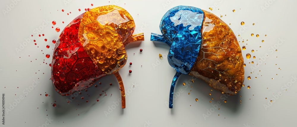 Liver anatomy and fatty liver. Bile detox, Nash disease, Cirrhosis ...