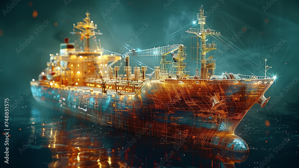 a construction blueprint in an exploded schematic style depicting ...