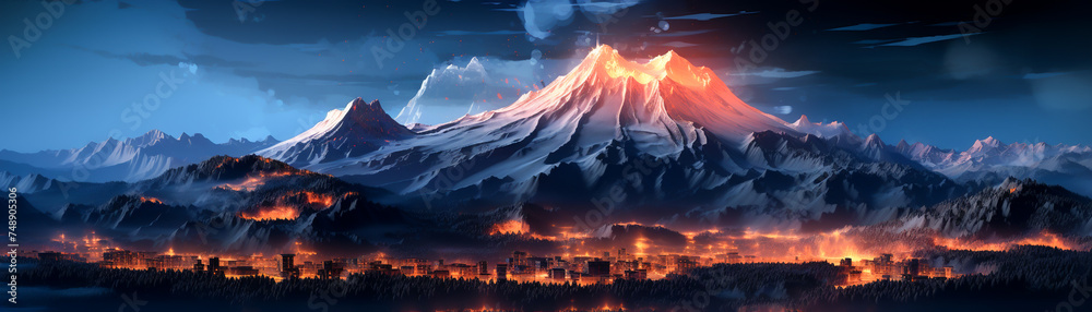 Visualizing natural disasters in 3D the intensity of volcanic eruptions ...