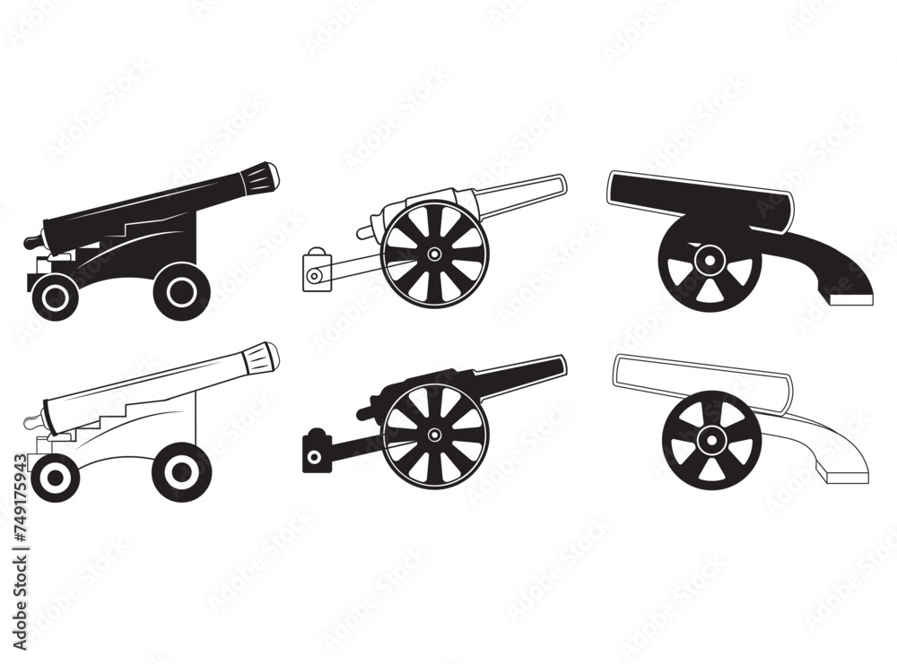 Cannon , Svg files for Cricut, Cannon Png, Pirate, Fire, Arms, War ...
