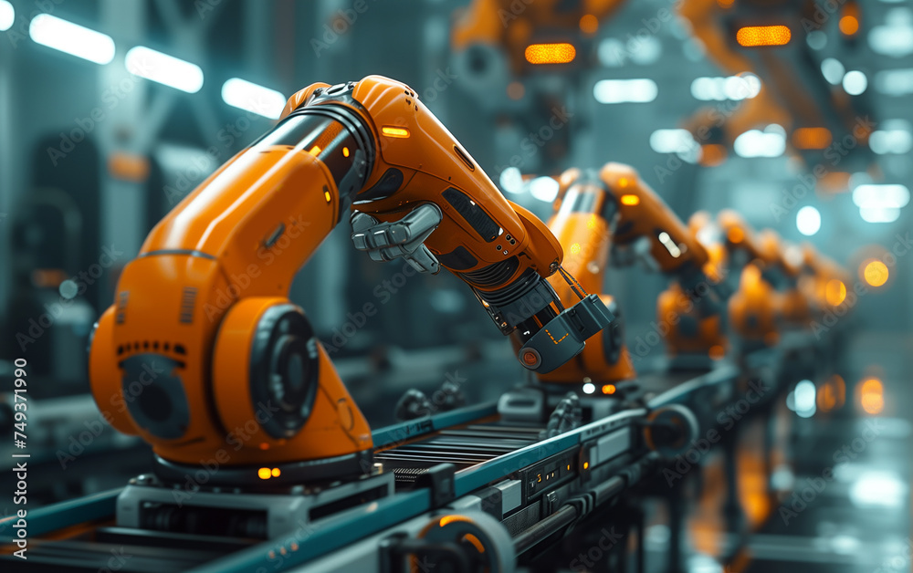 Smart industry robot arms modernization for innovative factory ...