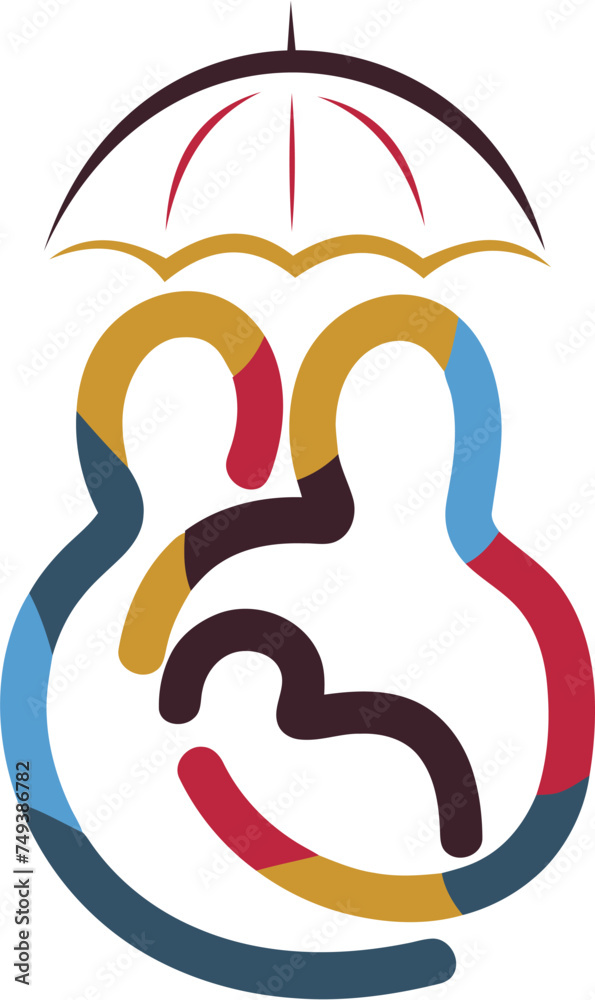 LOGO ASI, ibu menyusui Stock Vector | Adobe Stock