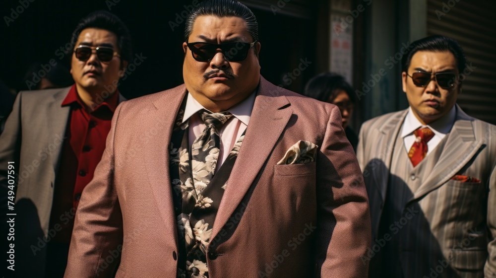 Cinematic Japanese mafia. Tokyo vice. Criminals in Japan and Tokyo ...