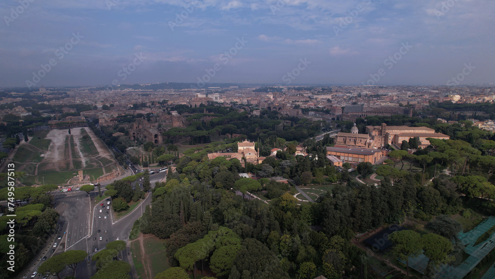 The Circus Maximus (Circo Massimo), an ancient Roman chariot-racing ...