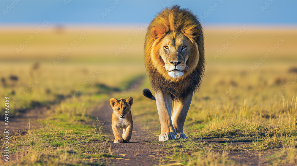 Discover the Heart of Africa with this Enthralling Glimpse of a Lion ...