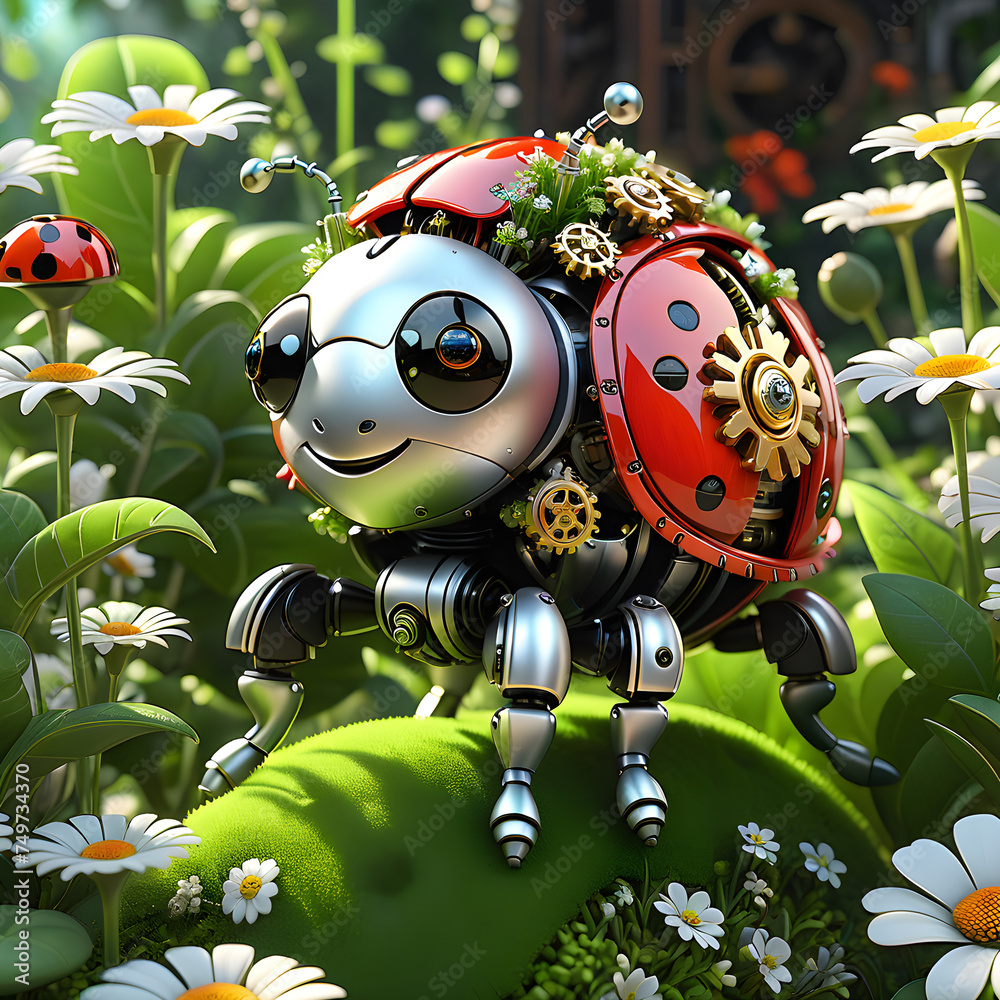 The Mechanical ladybug is the most adorable little creature you'll ever see! With its intricate ...