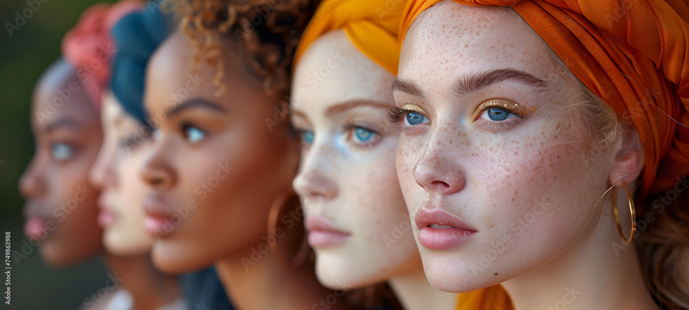 Collage of diverse women from around the world. Happy Mother's Day ...