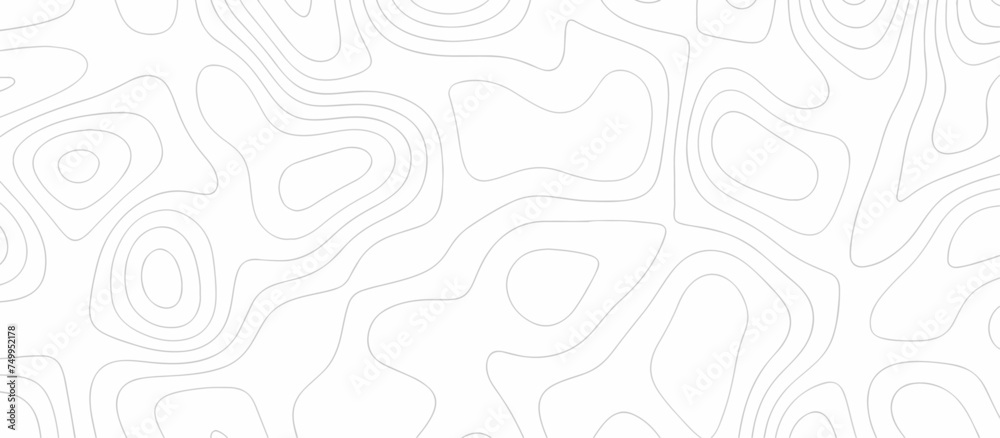 Abstract topography wavy line map background. vector illustration ...