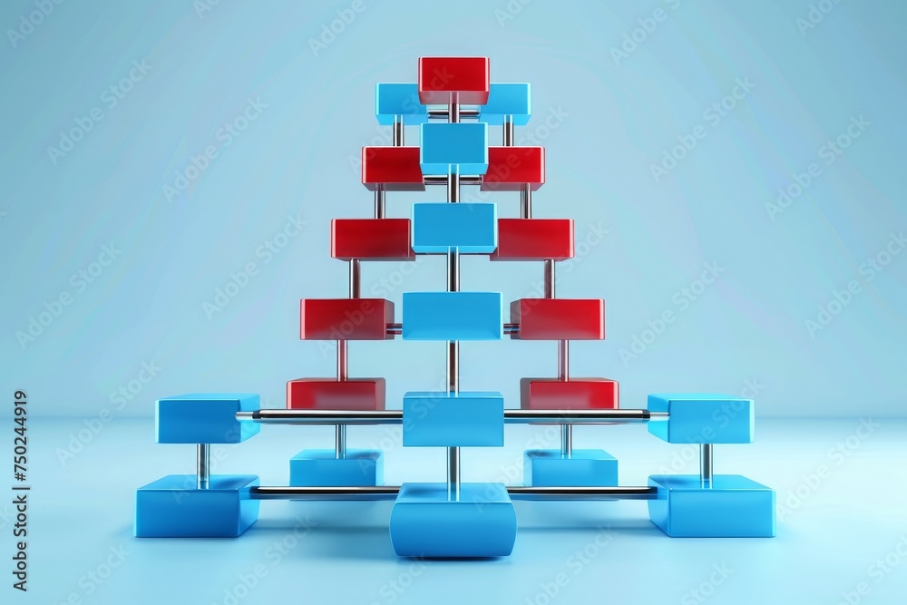 Organizational hierarchy and role definition exemplifying a robust ...