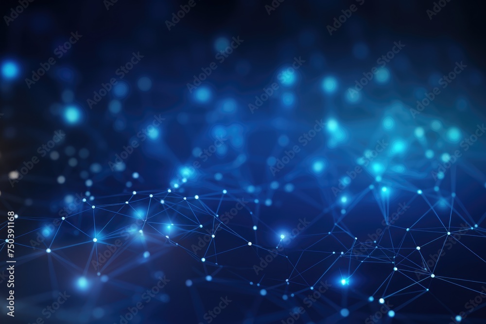 Abstract Digital Background Big Data Visualization Network Connection Structure Science