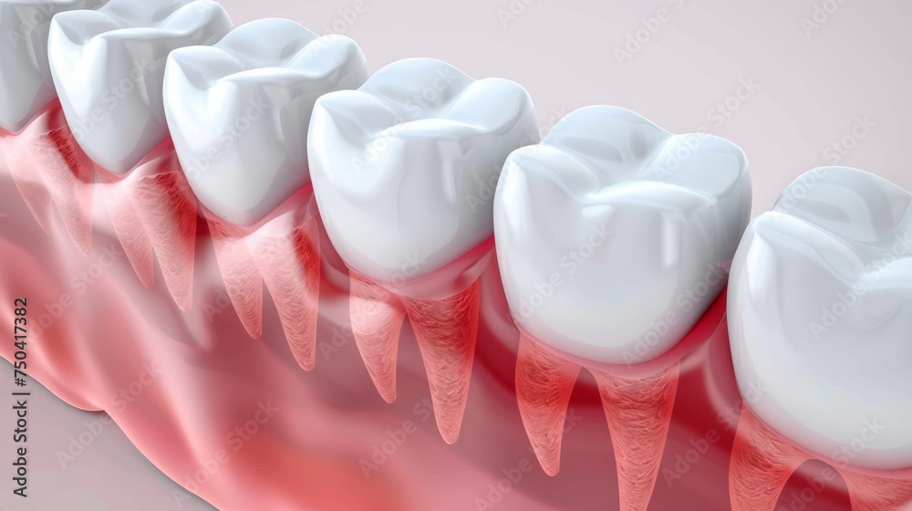 Periodontitis also called gum disease, A serious gum infection that ...