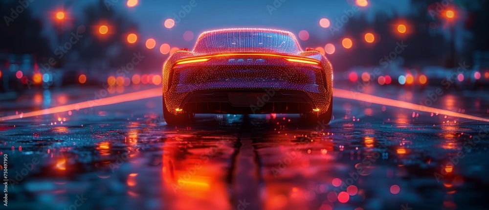 IoT, smart car (HUD), autonomous self-driving (self-driving mode ...