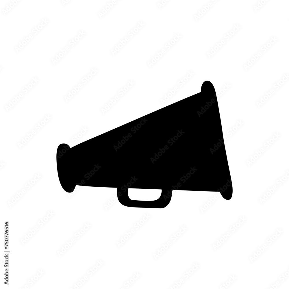 Megaphone svg, Cheerleading svg, Megaphone Silhouette svg, Cheerleader ...