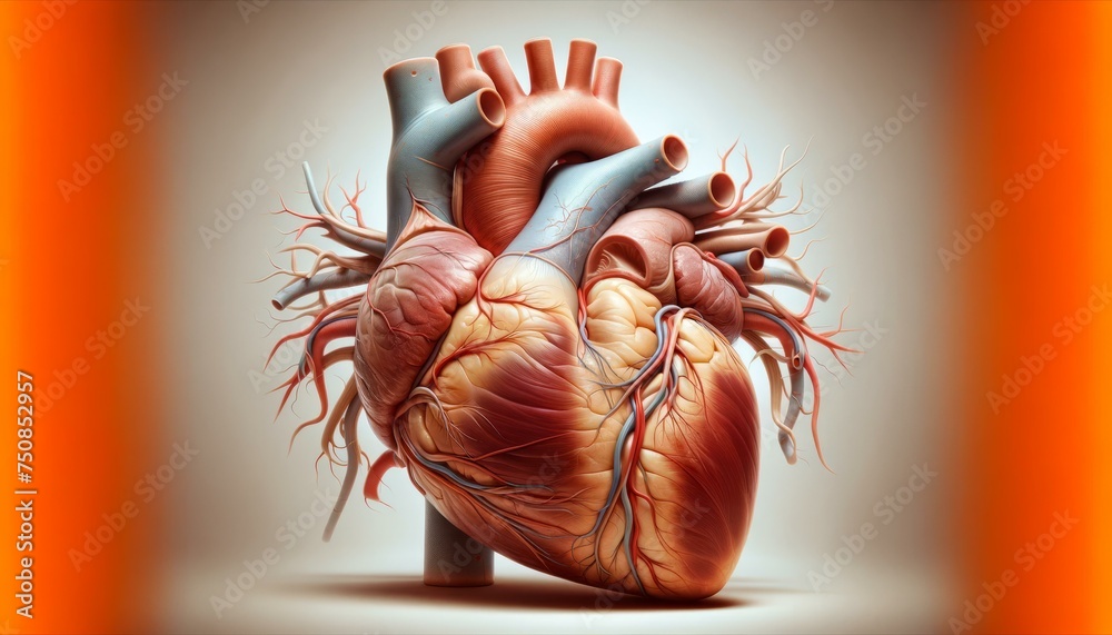 Ultra-photorealistic illustration showcasing the detailed anatomy of a ...