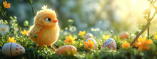 Spring Easter Chick Free Stock Photo - Public Domain Pictures