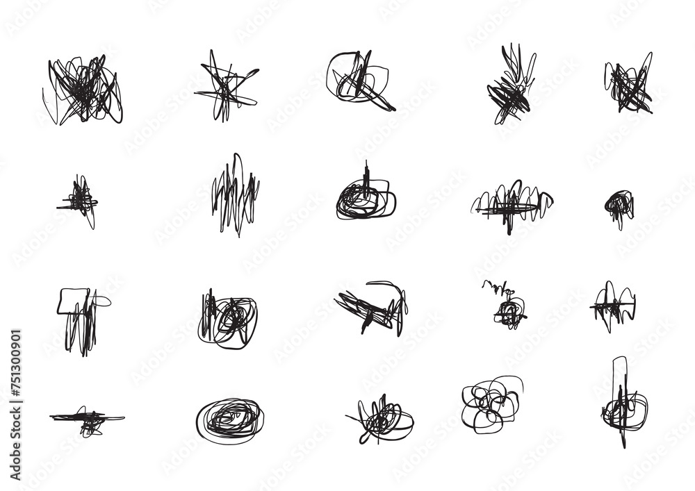 Ilustración de Stock Asemic writing. Symbols. Unreadable abstract text ...