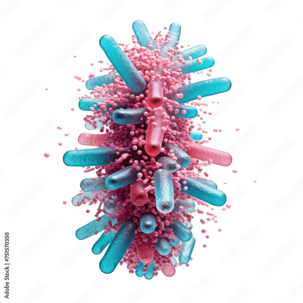 Viruses, germs and bacteria, microorganism types. Illness or disease ...