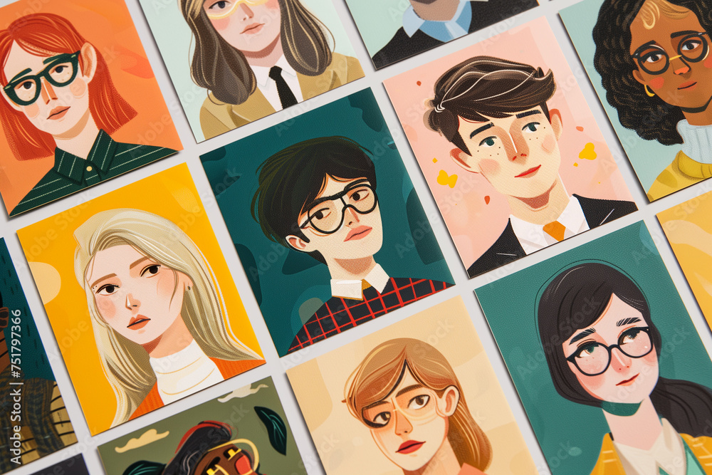 Design collection of personalized employee appreciation cards with ...
