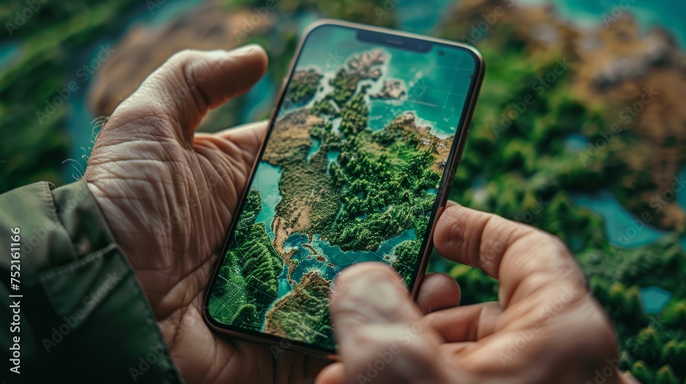 Environmental technology app with a user-friendly interface for ...
