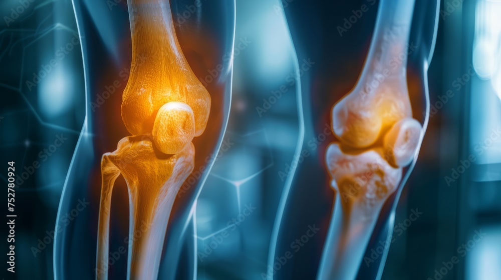 Ilustración de Stock Septic arthritis is an infection in the joint ...