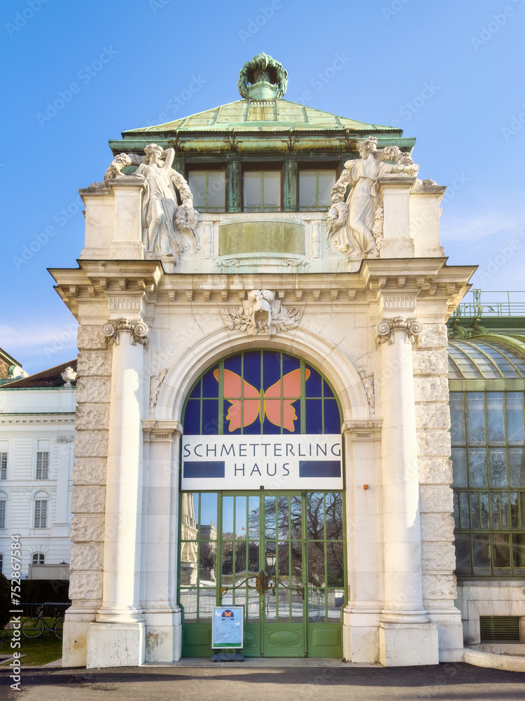 VIENNA, AUSTRIA - JANUARY 30, 2024: The Imperial Butterfly House in ...