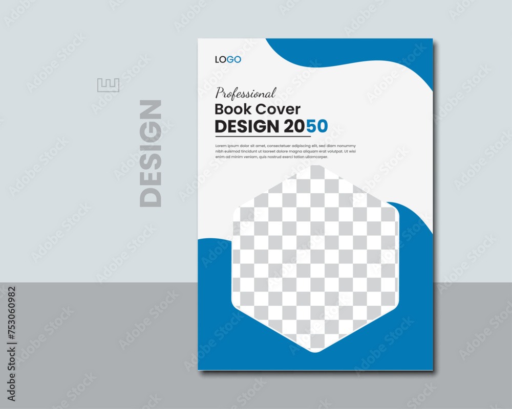 Book cover presentation, city background business book cover design ...