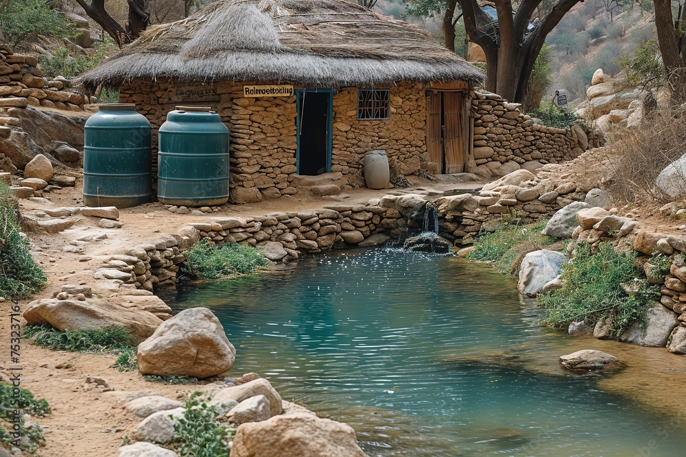 "Rainwater Harvesting" Traditional rainwater harvesting techniques ...