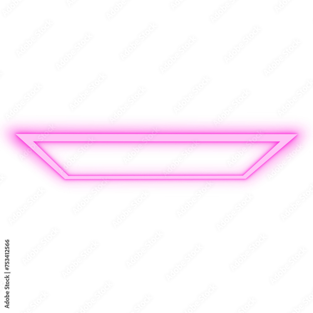 HUD Neon light line abstract, neon colors futuristic,. Sci-fi user ...