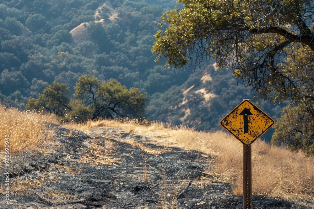Evacuation signs signal heightened wildfire risk in dry-prone areas ...