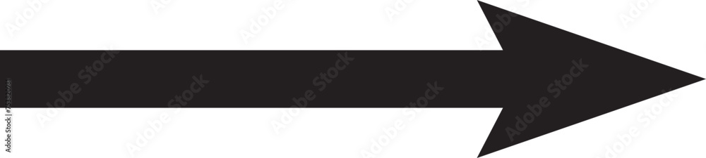 Arrows Collection. Black Arrow Direction Signs Forward And Down For ...