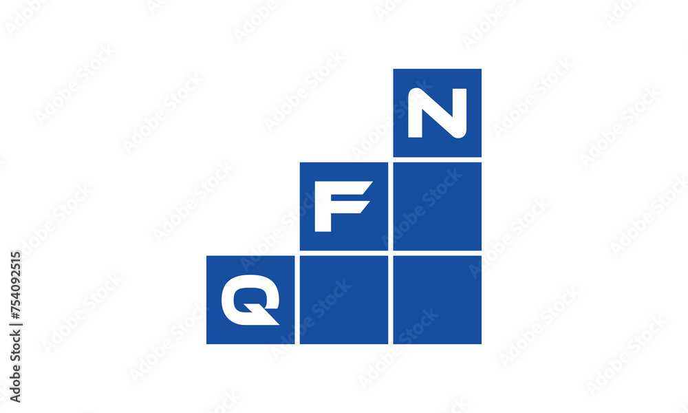 QFN initial letter financial logo design vector template. economics ...