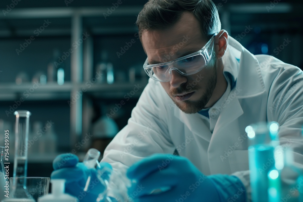 Laboratory and science experiments, Oil dropping, Chemical reagent ...