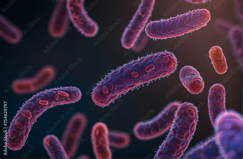 3d rendered illustration of bacteria,Scientific image of bacteria ...