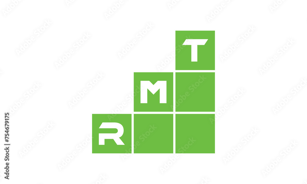 RMT initial letter financial logo design vector template. economics ...