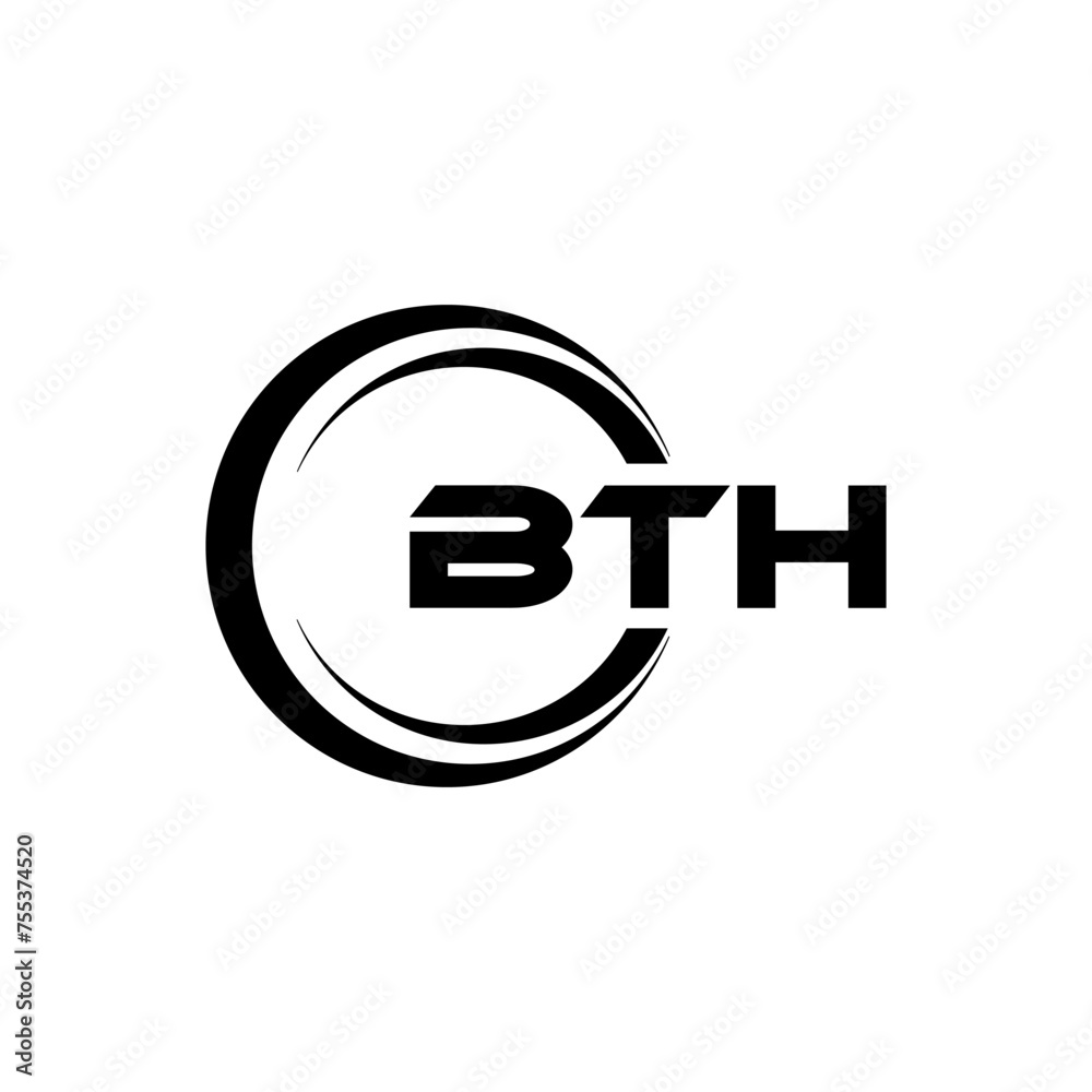 BTH Logo Design, Inspiration for a Unique Identity. Modern Elegance and Creative Design ...