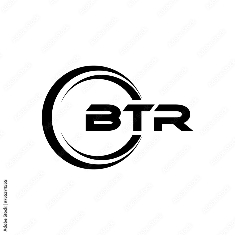 BTR Logo Design, Inspiration for a Unique Identity. Modern Elegance and ...