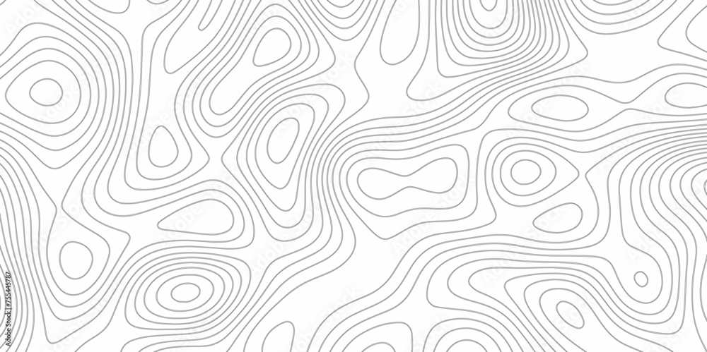 Modern Terrain topographic map. Mountain contour height lines ...