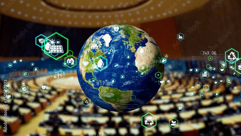 International conference concept. Sustainable development goals. SDGs ...