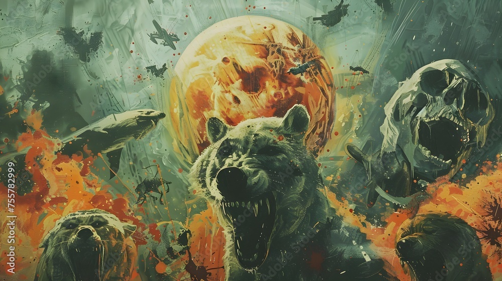 Hyperrealistic Horror Zombie Apocalypse Unleashes Mutated Werewolves ...