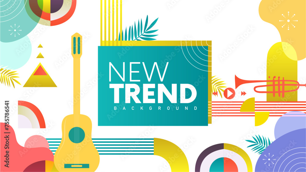 Abstract premium posters for holidays and festivals. fashion fitness ...