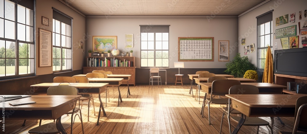 interior of a traditional Japanese library room Stock Photo | Adobe Stock