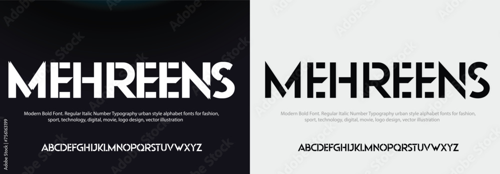 Futurism style alphabet. Thin segment line font, minimalist type for ...