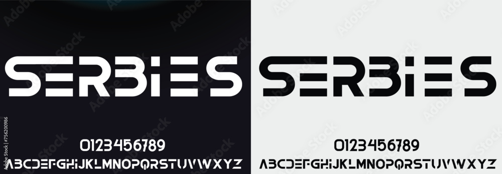 Modern Bold Font. Regular Italic Number Typography urban style alphabet ...