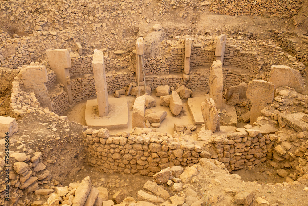 Ancient Site of Gobekli Tepe in SanliUrfa, Turkey. (Göbeklitepe The ...