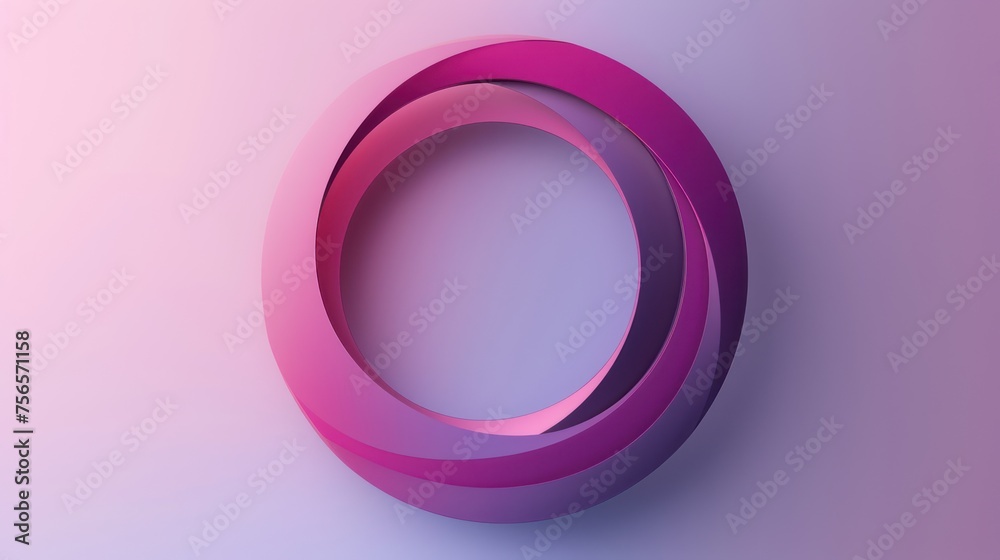 full service circle on a flat plain background, light design lines ...