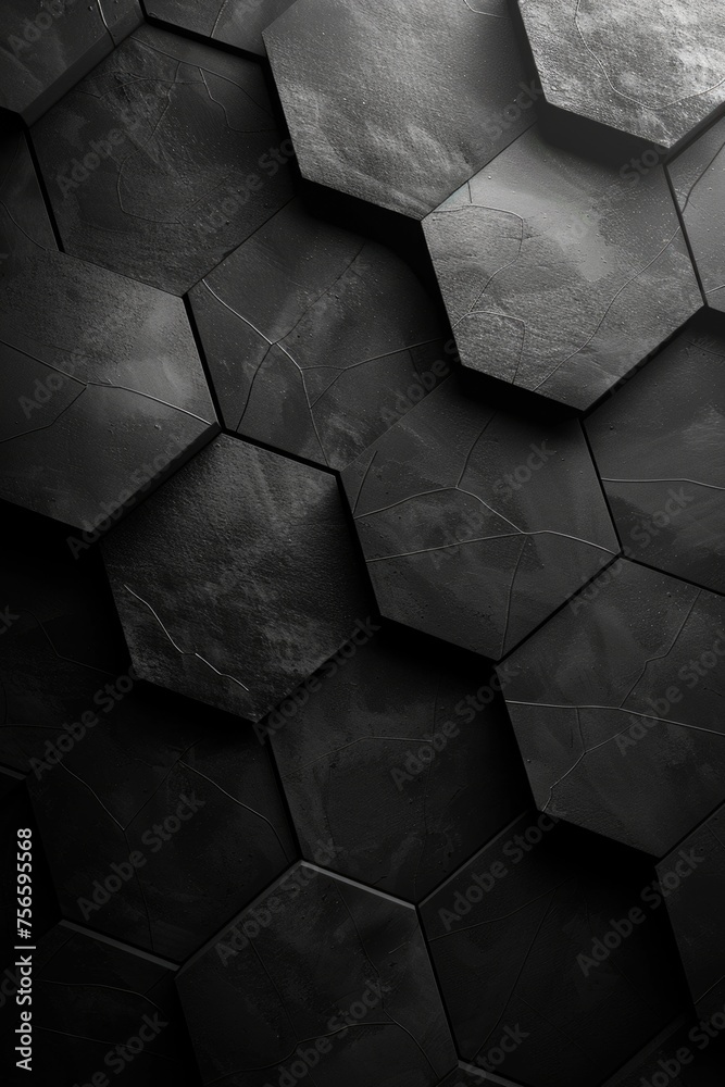 Pure Black Minimalist Background: Subtle Gradient with Noise Texture ...
