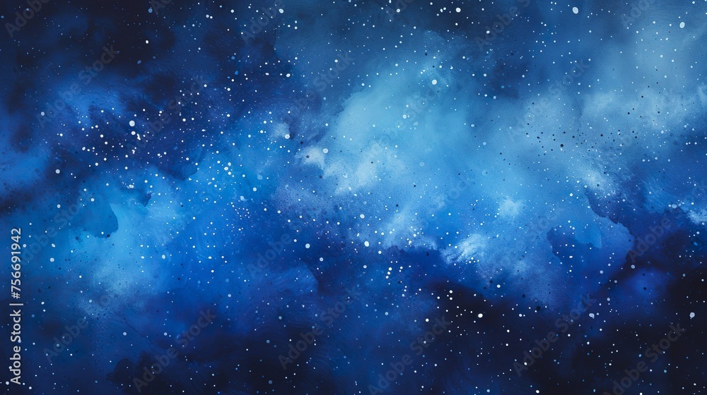 Blue night starry sky, space, background for screensaver. Astrology ...