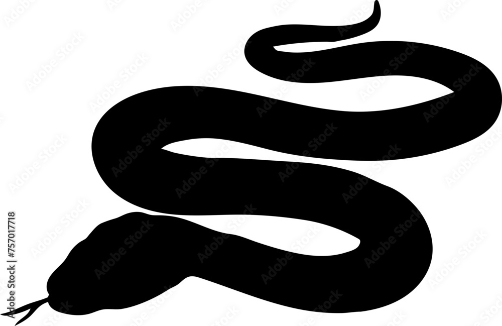 Snake Silhouette SVG Tree Snake Green Snake Chinese horoscope vector ...