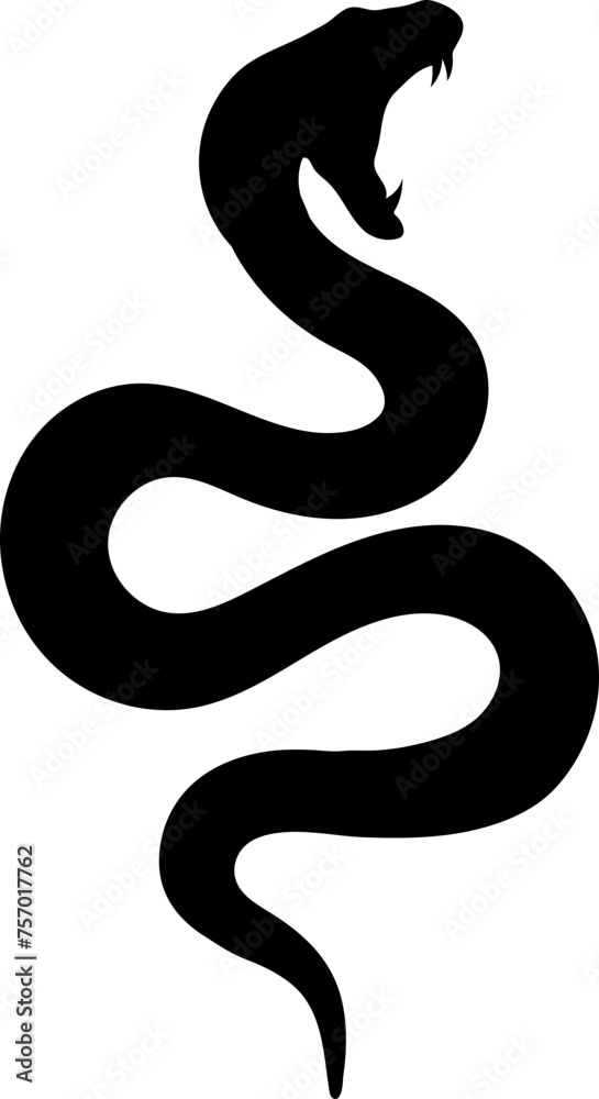 Snake Silhouette SVG Tree Snake Green Snake Chinese horoscope vector ...