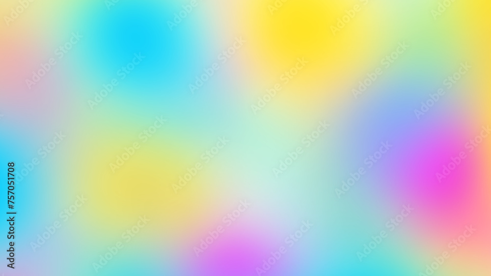 Rainbow colours Blurred transparent gradient background. Transparent ...